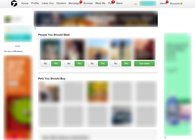 Tagged website store